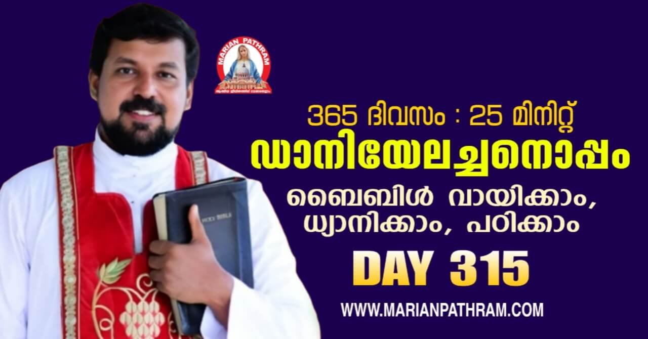 365 ദിവസം : 25 മിനിറ്റ്…ഡാനിയേലച്ചനൊപ്പം ബൈബിൾ വായിക്കാം, ധ്യാനിക്കാം ...