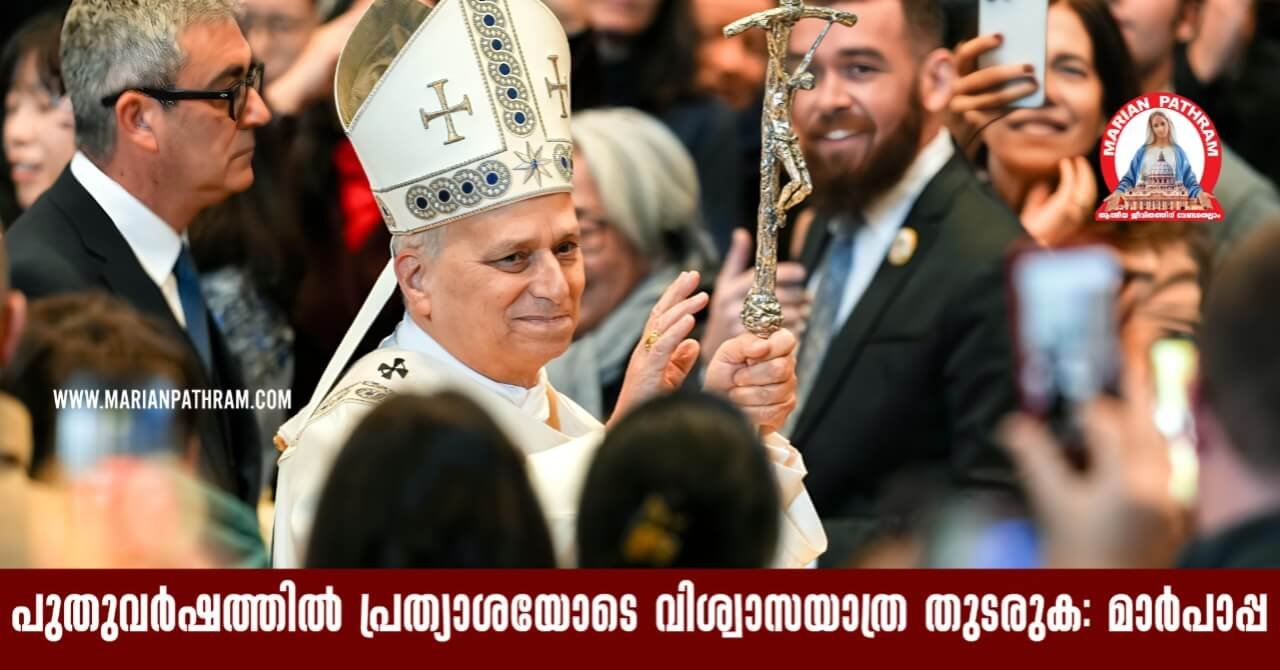 പുതുവര്‍ഷത്തില്‍ പ്രത്യാശയോടെ വിശ്വാസയാത്ര തുടരുക: മാര്‍പാപ്പ. : Marian ...